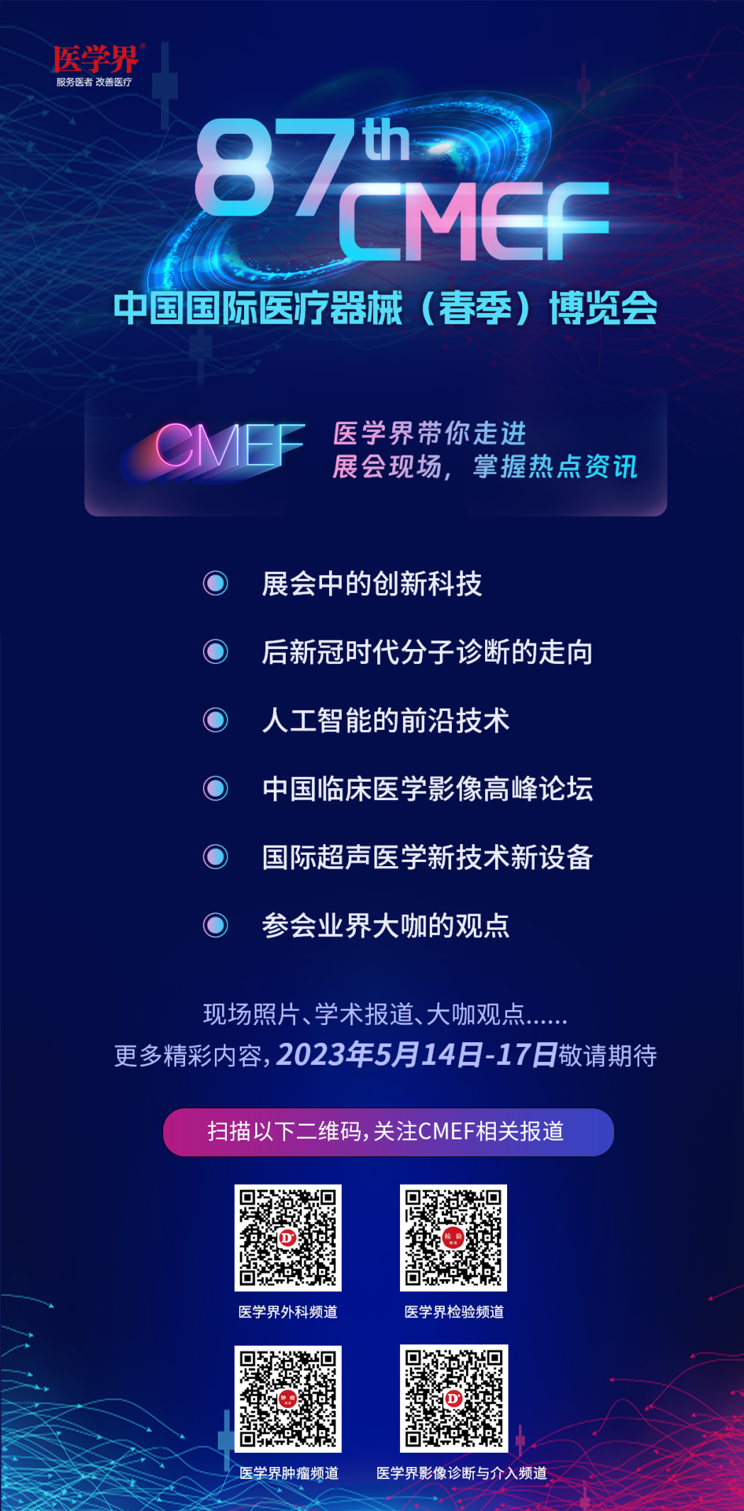 第87届CMEF展会重磅来袭，医学界带你直击大会现场！